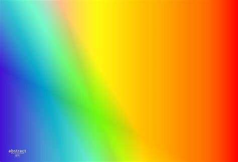 Abstract Blurred Gradient Mesh Background Bright Rainbow Colors Colorful Smooth Soft Banner