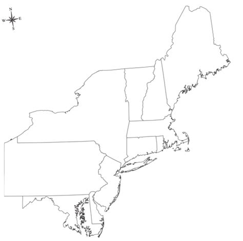 Northeastern States Diagram Quizlet
