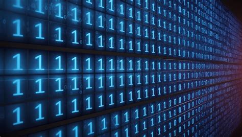 A Dynamic Binary Code Backdrop Illustrating The Concept Of Data And