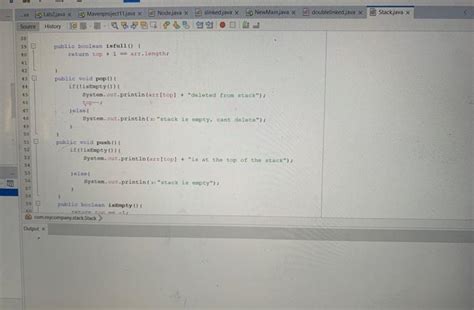 Solved In This Weeks Lab We Made The Stack Program Using