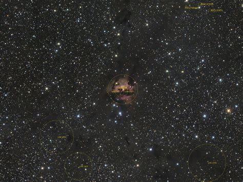 Sh2 187 Astrodoc Astrophotography By Ron Brecher