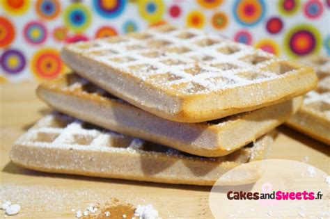 Gaufres Cannelle Recette Chandeleur CakesandSweets Fr
