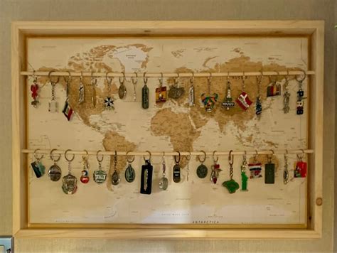 Custom Keychain Display For Travel Souvenirs