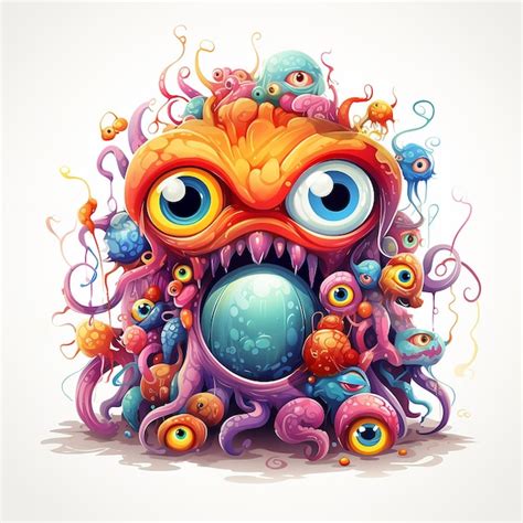 Premium Ai Image Playful And Inquisitive Alien Character With