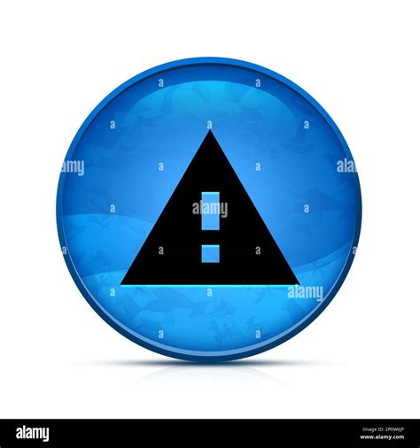 Report Problem Icon On Classy Splash Blue Round Button Stock Photo Alamy
