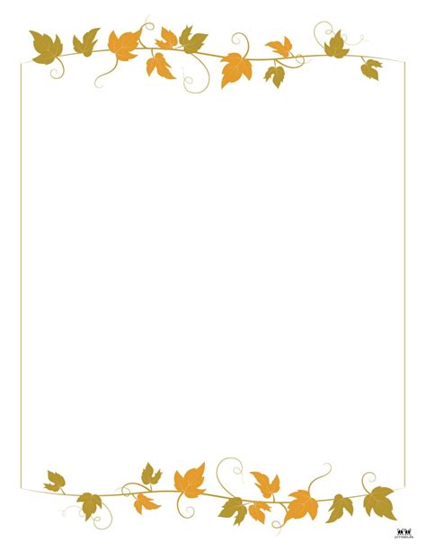 Leaf Borders 30 FREE Printable Borders Printabulls