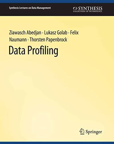 Data Profiling By Ziawasch Abedjan Goodreads
