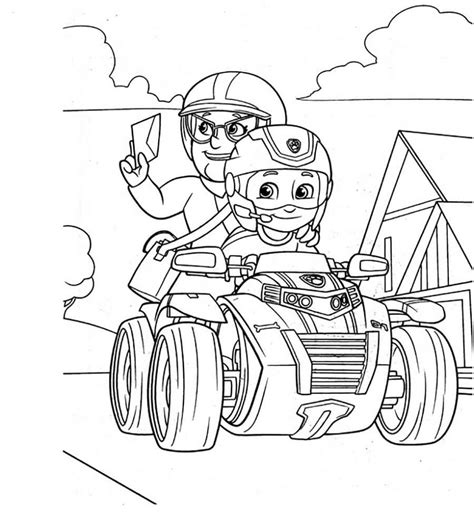 Mayor Good Way Paw Patrol Coloring Pages Coloring Pages