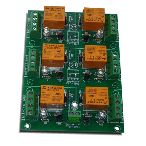Relay Board 12V 6 Channels For Raspberry PI Arduino PIC AVR