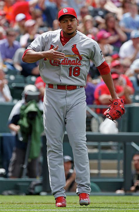 St Louis Cardinals V Colorado Rockies By Doug Pensinger