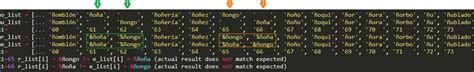 Python How Can I Spot The Sparse Faulty Elements When Comparing Two