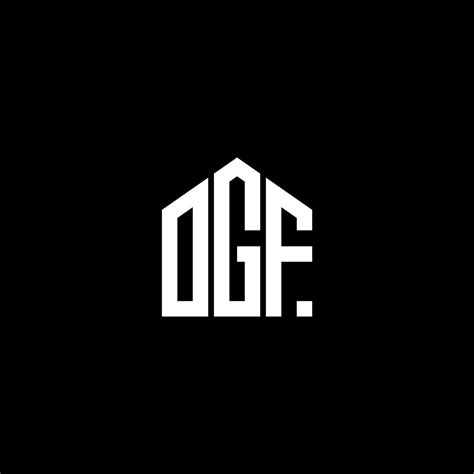 Ogf Letter Logo Design On Black Background Ogf Creative Initials Letter Logo Concept Ogf