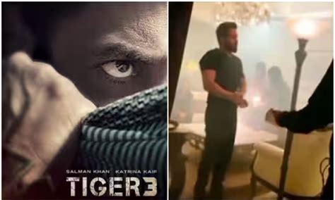 Tiger 3 Leak Video टाइगर 3 के सेट से लीक हुआ शूटिंग का वीडियो फैंस