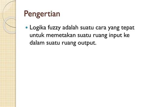 Ppt Logika Fuzzy Powerpoint Presentation Free Download Id 2115674