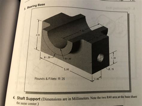 Creating Three Objects From The Autocad Textbook By Shih All Student Hacks