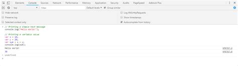 Generating And Printing Output In JavaScript Tutorial Republic