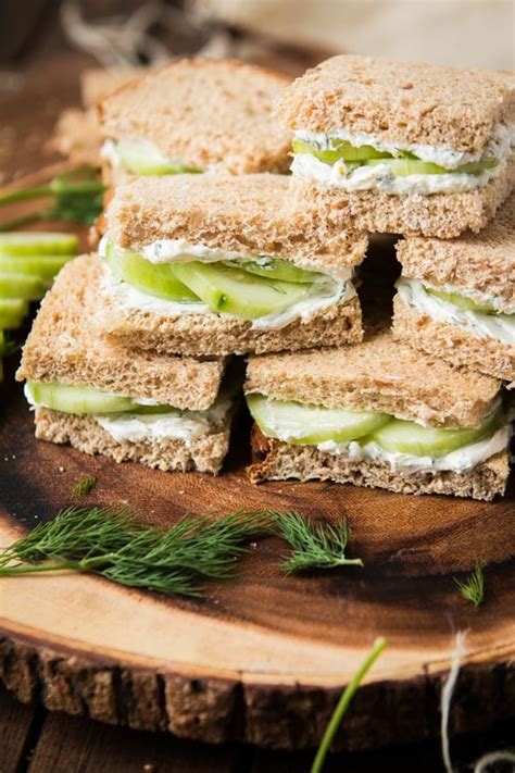 Easy Cucumber Sandwich Recipe With Cream Cheese Oh Sweet Basil