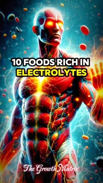 Top 10 Foods Rich In Electrolytes Shorts Health Youtube