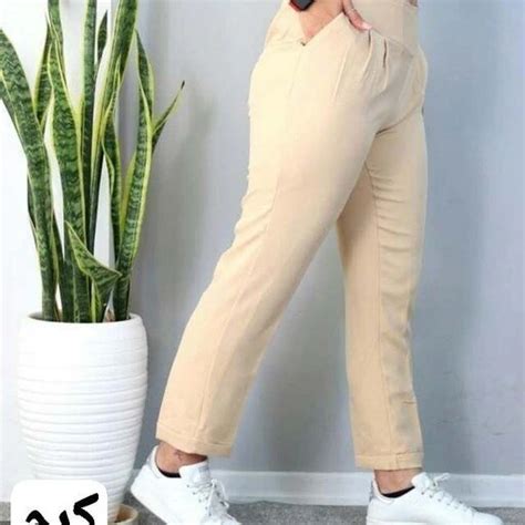 خرید و قیمت شلوار مام فیت دمپا پاکتی کتان خارجی شیکلند ترب