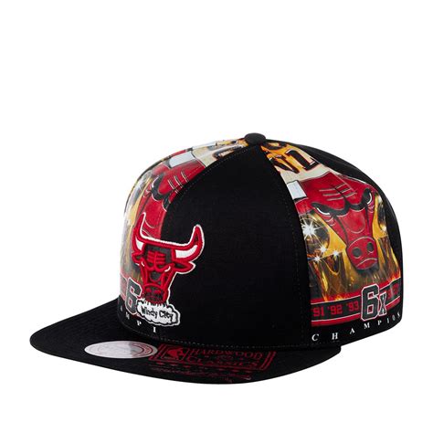 Бейсболка с прямым козырьком MITCHELL NESS HHSS3458-CBUYYPPPBLCK ...