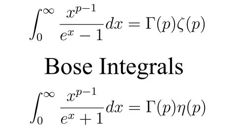 Bose Integrals Int Xsex 1 Product Of Euler Gamma Function And Reimann Zeta Function Youtube