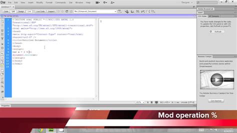 Javascript Tutorials 7 Math Operators Youtube