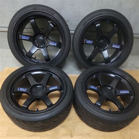 【やや傷や汚れあり】希少 当時物 Rays レイズ Te37 Bnr34 Gt－rサイズ Vr Volkracing レイズ ボルクレーシング