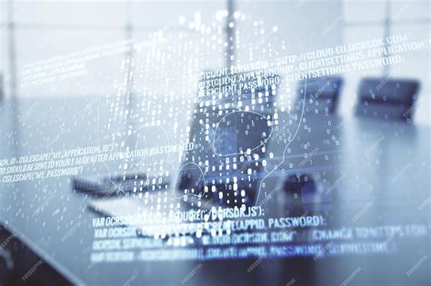 Premium Photo Creative Concept Of Code Skull Illustration On Modern Laptop Background Hacking