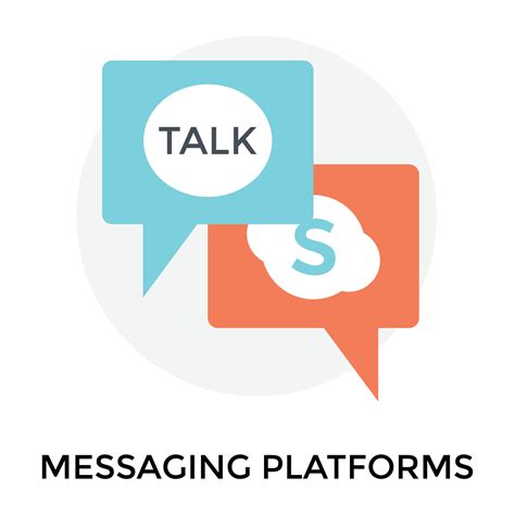 Trendy Messaging Platforms 15398785 Vector Art At Vecteezy
