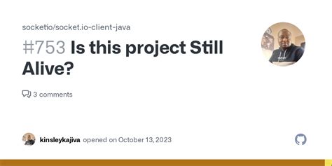 Is This Project Still Alive Issue 753 Socketio Socket Io Client