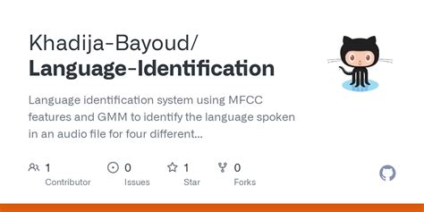 Github Khadija Bayoud Language Identification Language