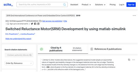 Switched Reluctance Motorsrm Development By Using Matlab Simulink