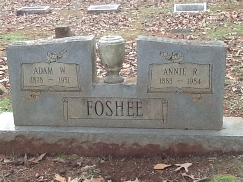 Adam W Foshee 1878 1951 Homenaje De Find A Grave