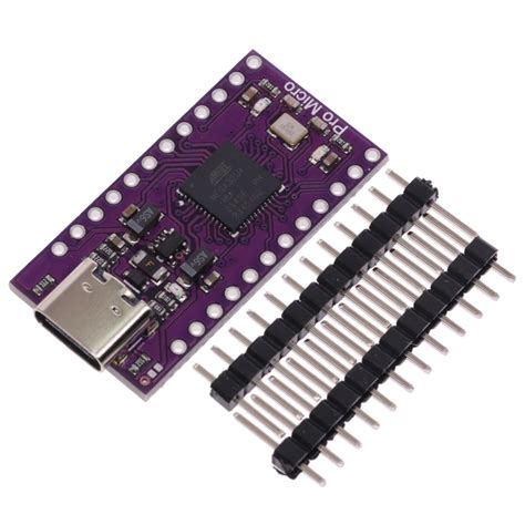 Mini Tipo C Usb Pro Micro Para Arduino M Dulo Pinos De Linha