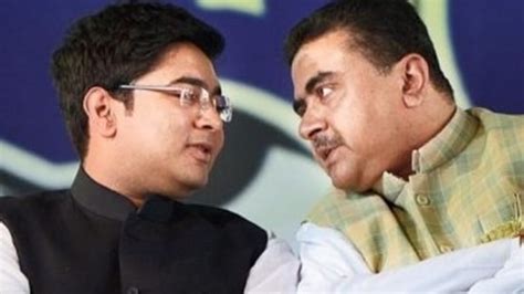 Abhishek Banerjee Suvendu Adhikari Lock Horns At Rallies On Each Other