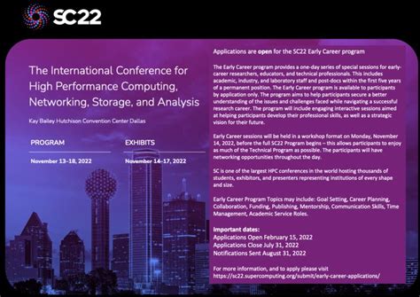 Marina Kraeva On Linkedin Applications Are Open For The Sc22 Early