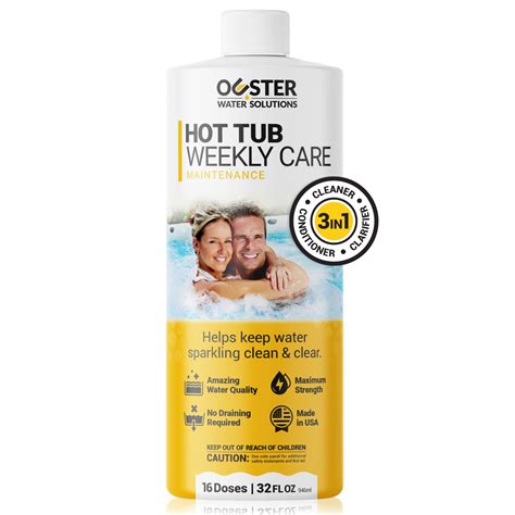 Buy 3in1 Weekly Hot Tub Cleaner Conditioner Clarifier Hot Tub S