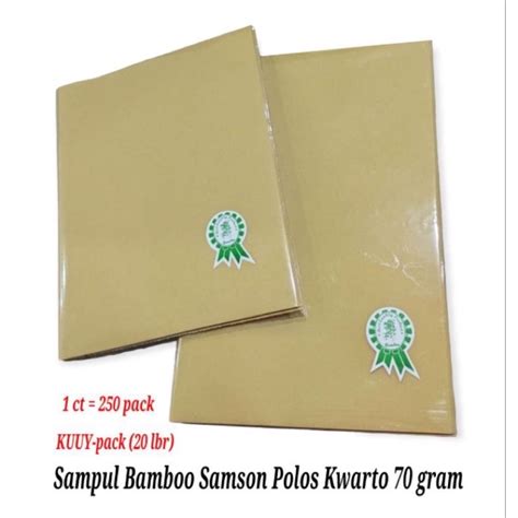Jual Sampul Buku Polos Kertas Samson Pak Shopee Indonesia