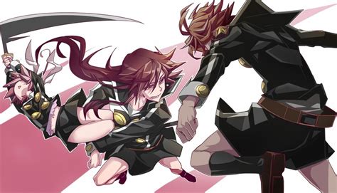 kurogane hayate mudou ayana and ju ensoo hayate x blade drawn by