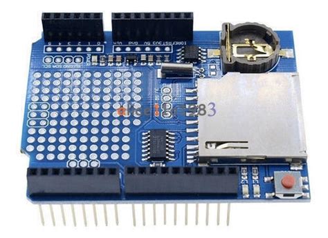 Shield V 10 Registro Datos Ds1307 Data Logger Sd Arduino Electronica