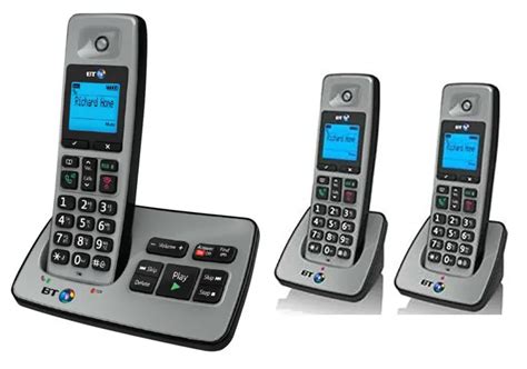 Bt 2500 Ptcl Wireless Landline Phone Plus Intercom Trio 03 Sets With