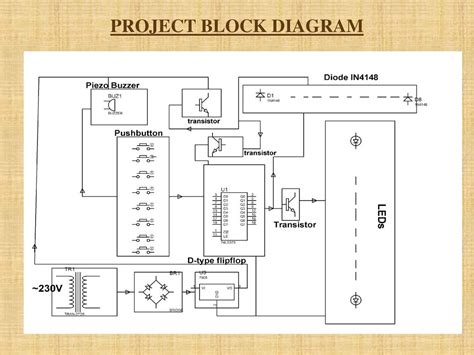 Fastest Finger Press Quiz Buzzer Circuit Diagram