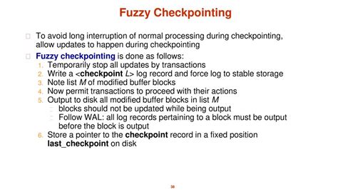 lecture 9 recovery system ppt download