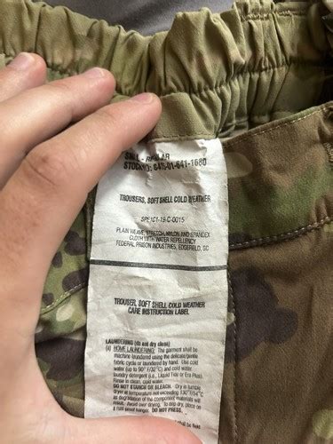 Small Regular Ecwcs L5 Soft Shell Cold Weather Pants Level 5 Multicam Ocp Ebay