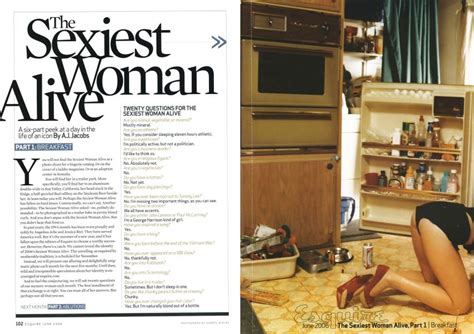 The Sexiest Women Alive Esquire June 2006