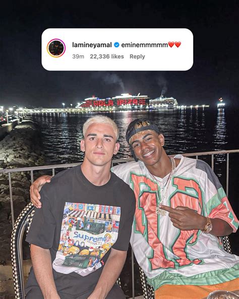 لامین یامال به گاوی شبیه امینم شدی عکس طرفداری