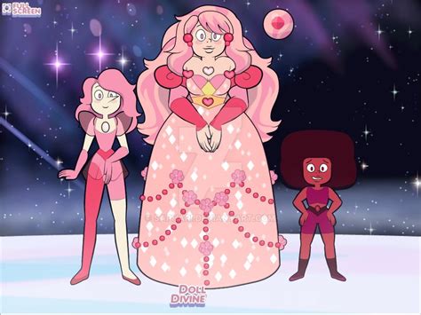 Su Gemsona Maker Morganite With A Pearl And Ruby By Saphari On Deviantart