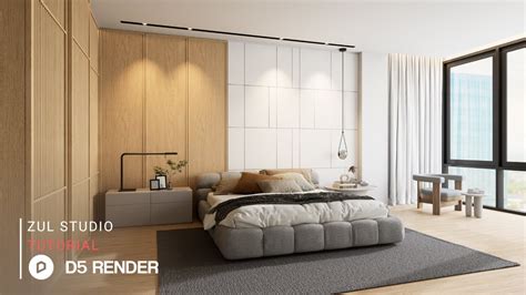 D5 Render Realistic Interior Rendering Tutorial Bedroom 123 Youtube
