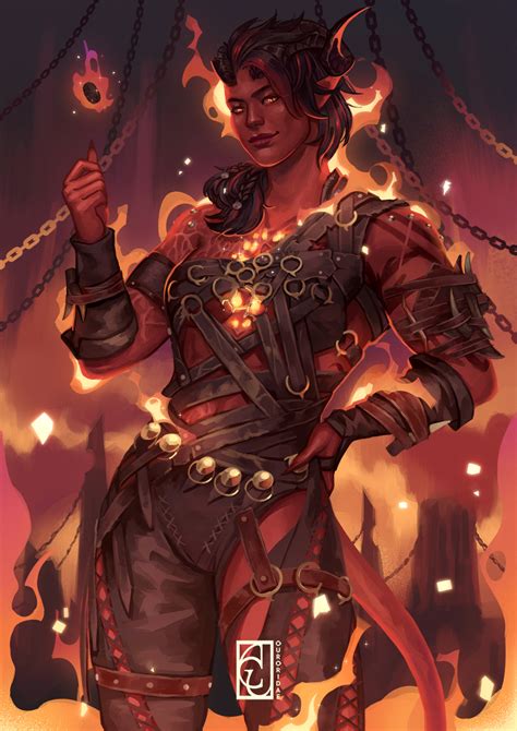 Karlach Dungeons And Dragons And More Drawn By Ouroridae Danbooru