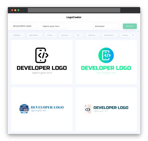 Developer Logo Design Create Your Own Developer Logos